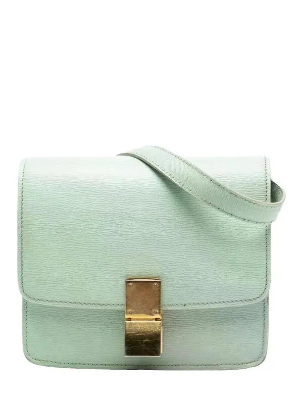 Celine 2012-2018 Small Classic Box Crossbody Bag - Green