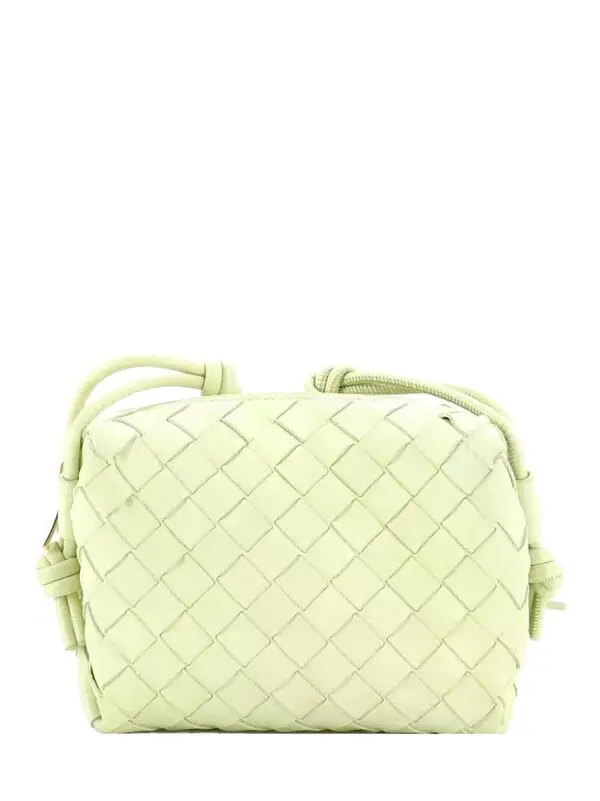 Bottega Veneta Loop Intrecciato Nappa Mini Crossbody Bag - Green