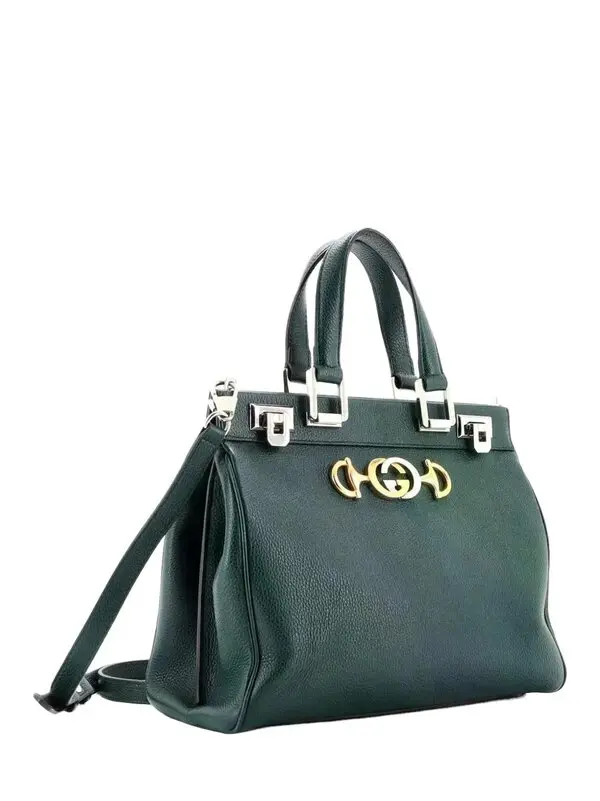 Gucci Zumi Top Handle Small Satchel - Green