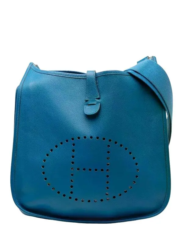 Hermès 2011 Epsom Evelyne Iii 29 Crossbody Bag - Blue
