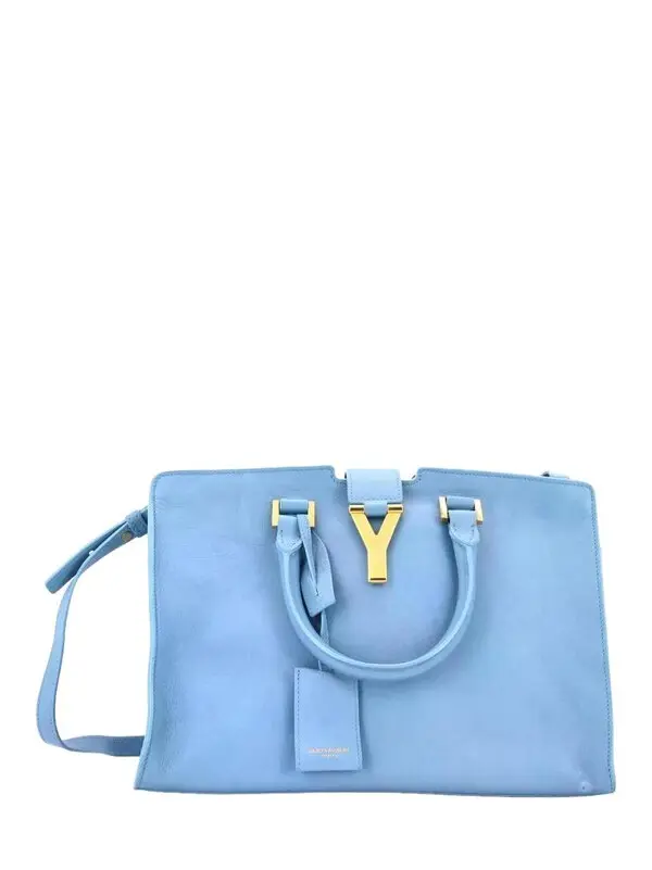 Saint Laurent Classic Y Cabas Small Satchel - Blue