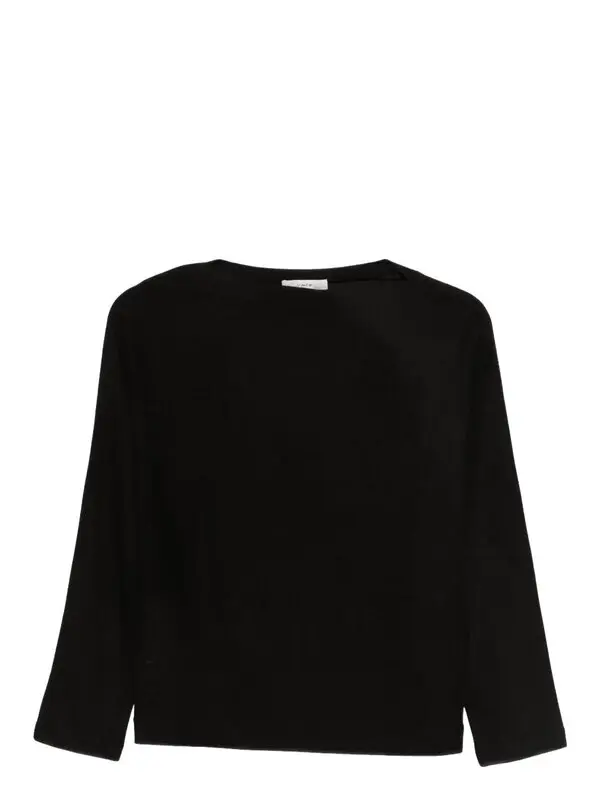 Vince Pullover Long-sleeve Top - Black