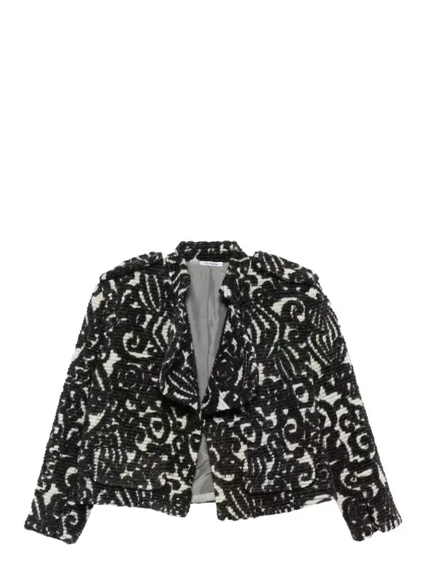 PARLOR Pattern Design Jacket - Black