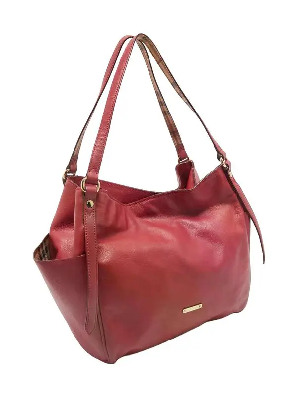 Burberry Canterbury Leather Tote - Pink