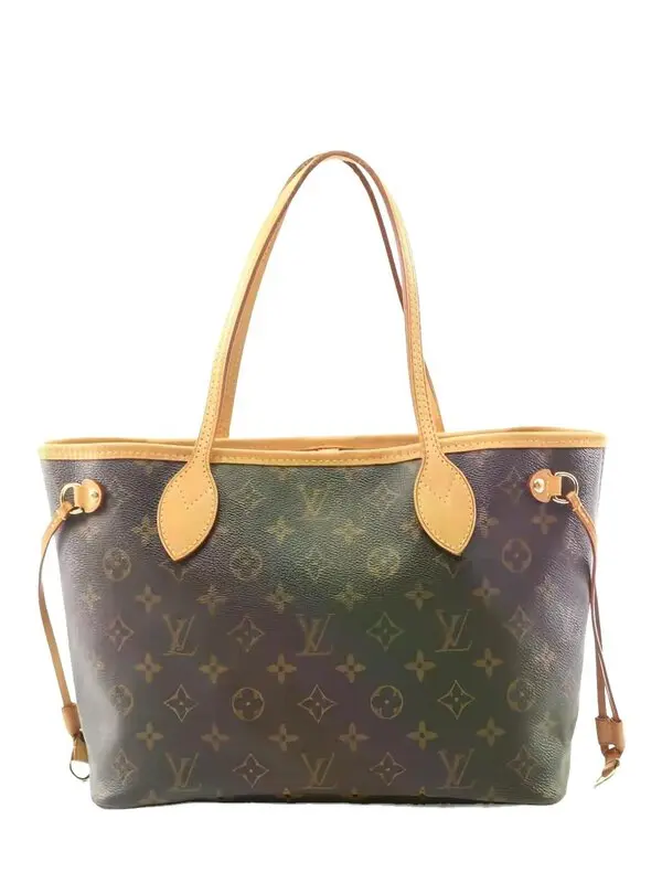 LOUIS VUITTON 2007 Neverfull Pm Tote Bag - Brown
