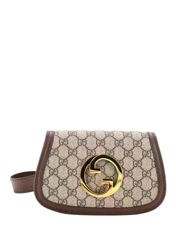Gucci Blondie Gg Coated Canvas Belt Bag - Brown