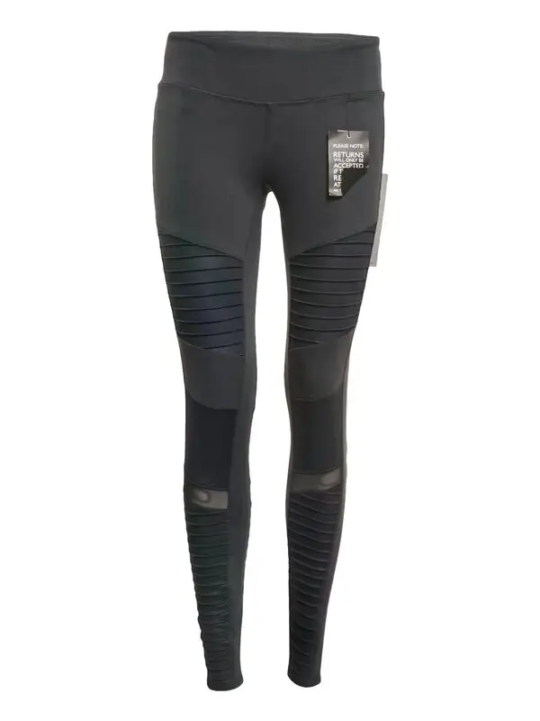 Alo Yoga Mesh-panel Jersey Leggings - Black
