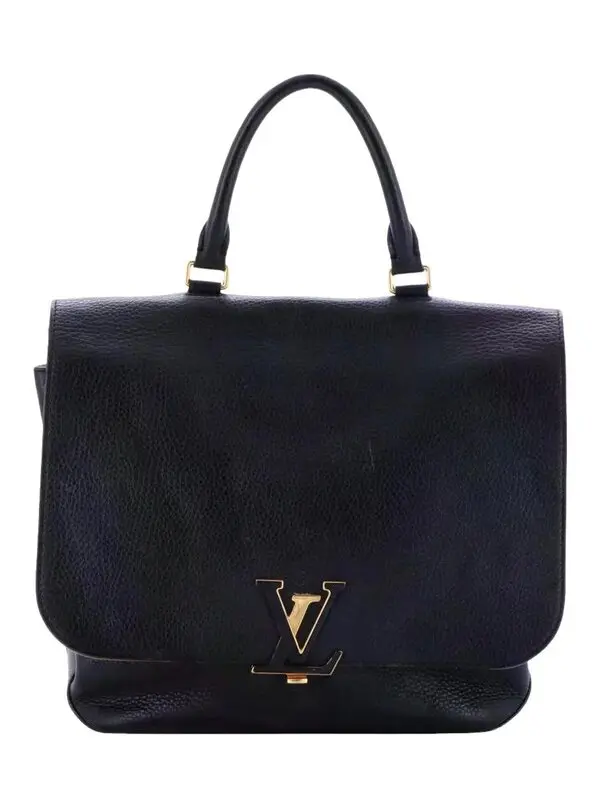 LOUIS VUITTON Volta Nm Leather Satchel - Black