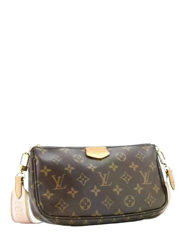 LOUIS VUITTON Multi Pochette Accessoires Monogram Canvas Crossbody Bag - Brown