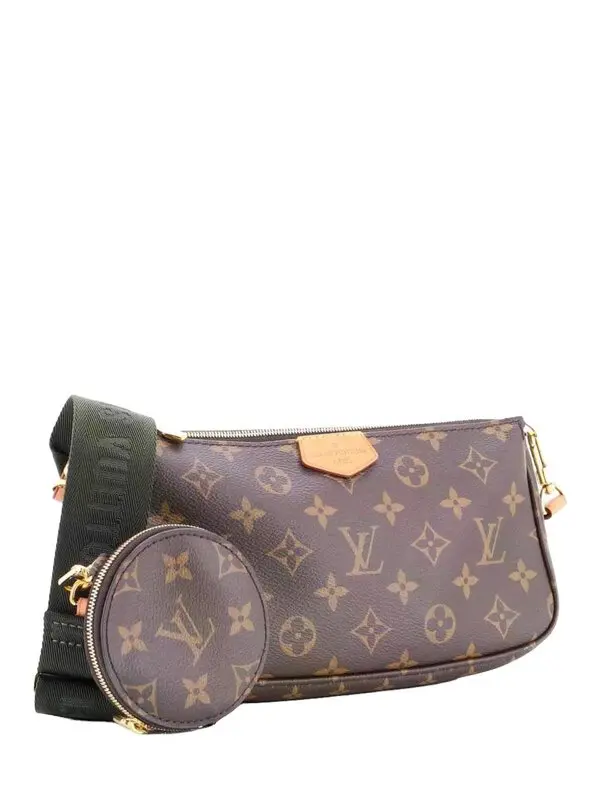 LOUIS VUITTON Multi Pochette Accessoires Monogram Canvas Crossbody Bag - Brown
