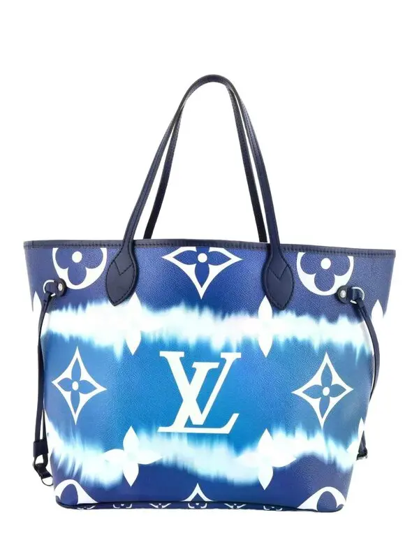 LOUIS VUITTON Neverfull Nm Limited Edition Escale Monogram Giant Mm Tote Bag - Blue