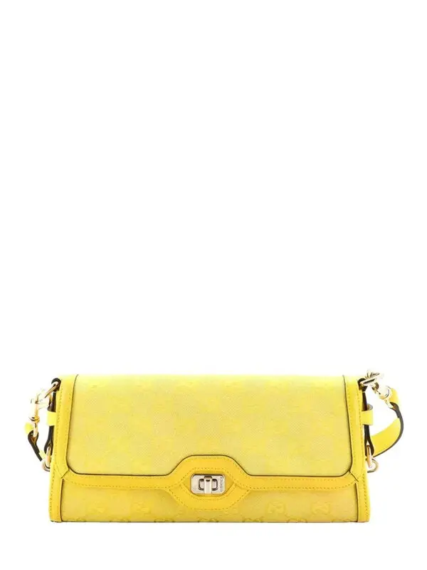 Gucci Luce Canvas Small Shoulder Bag - Yellow