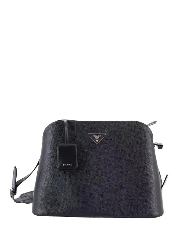 Prada Matinee Shoulder Bag Saffiano Leather Medium - Black