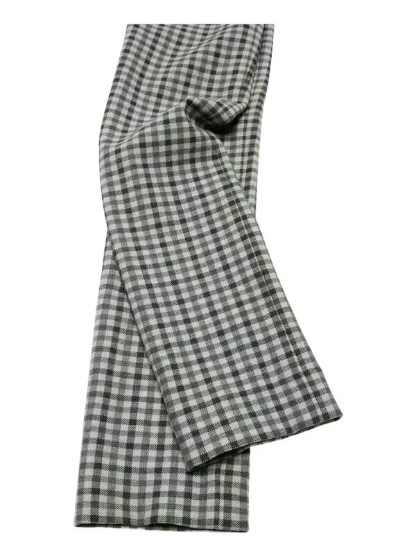Acne Studios Gingham Check Trousers - Grey