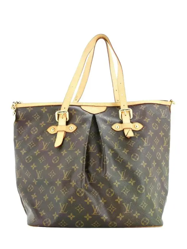 LOUIS VUITTON Palermo Handbag Monogram Canvas Gm Tote Bag - Brown