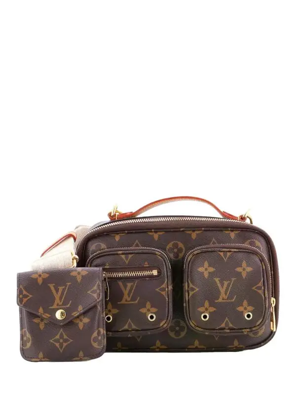 LOUIS VUITTON Utility Monogram Canvas Crossbody Bag - Brown