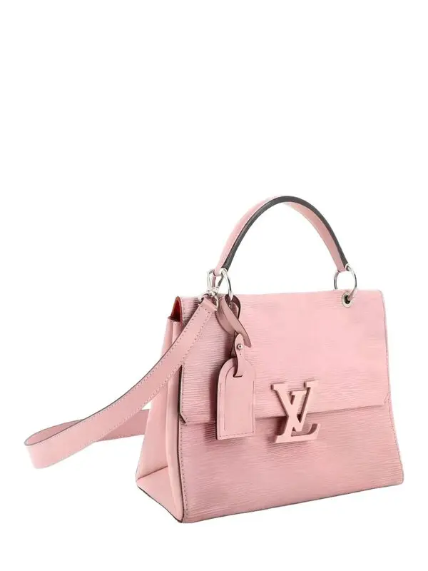 LOUIS VUITTON Grenelle Handbag Epi Leather Pm Satchel - Pink