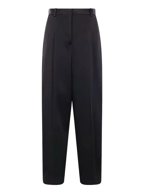 JIL SANDER Belt-loops Trousers - Black