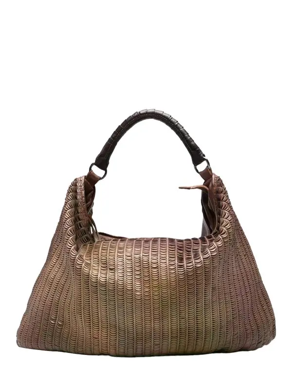 REPTILE'S HOUSE Woven Leather Shoulder Bag - Brown