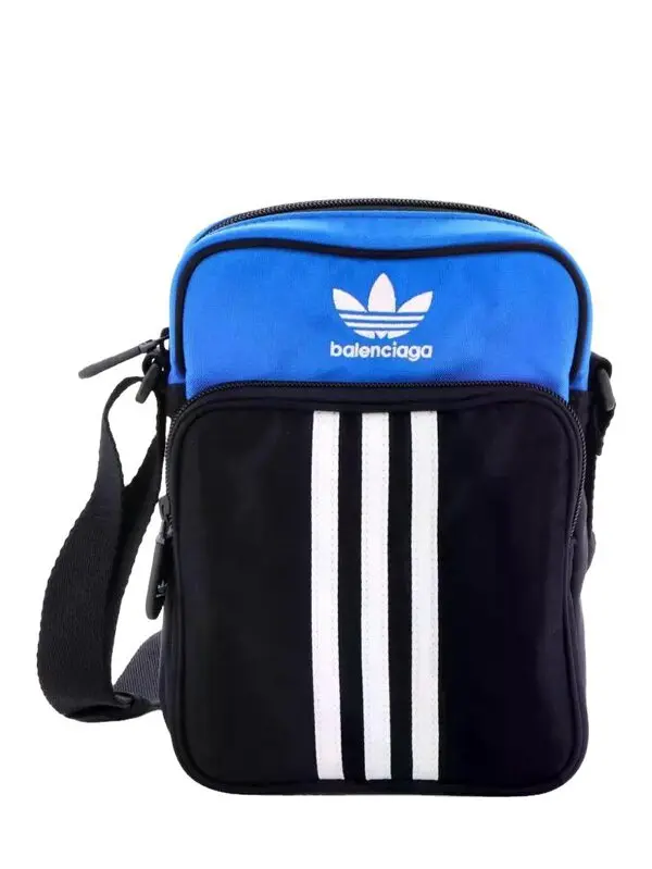 Balenciaga X Adidas Agneau Messenger Bag - Blue