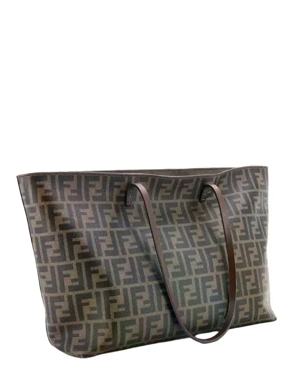 Fendi Zucca Coated Canvas Medium Tote Bag - Brown