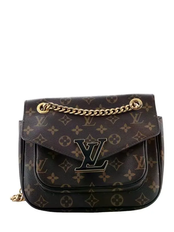 LOUIS VUITTON Passy Handbag Monogram Canvas - Brown