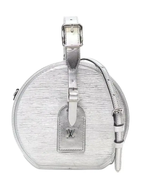 LOUIS VUITTON 2018 Epi Petite Boite Chapeau Satchel - Silver