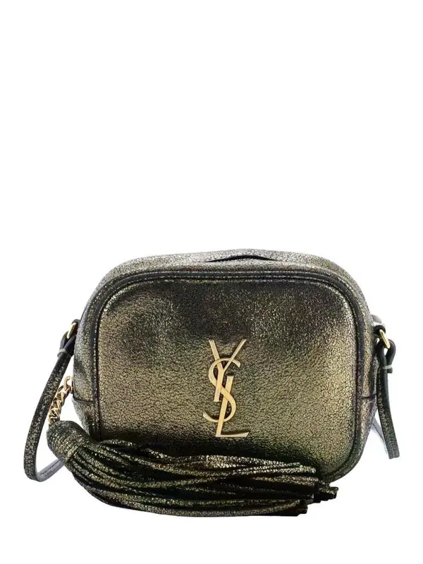Saint Laurent Classic Monogram Blogger Small Crossbody Bag - Gold