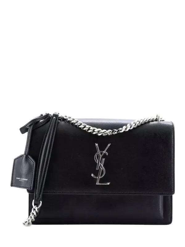 Saint Laurent Sunset Large Crossbody Bag - Black