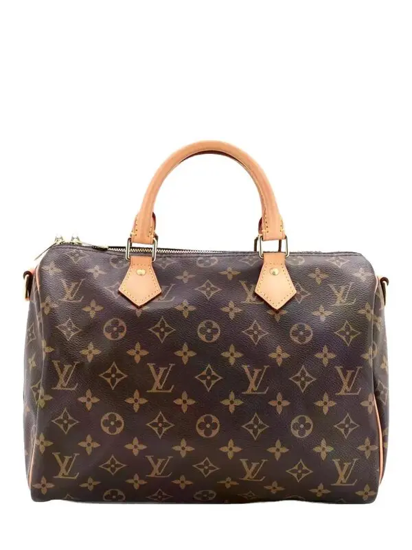 LOUIS VUITTON Speedy Bandouliere 30 Monogram Canvas Shoulder Bag - Brown
