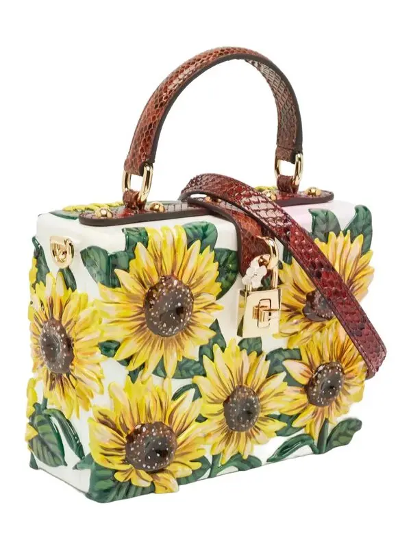 Dolce & Gabbana Dolce Box Sunflower Tote - Yellow