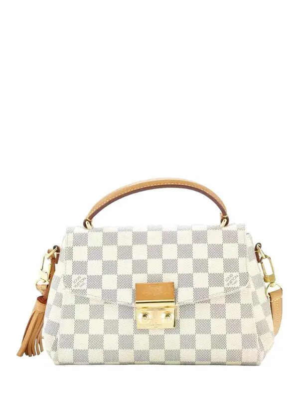 LOUIS VUITTON Croisette Damier Ebene Crossbody Bag - Neutrals