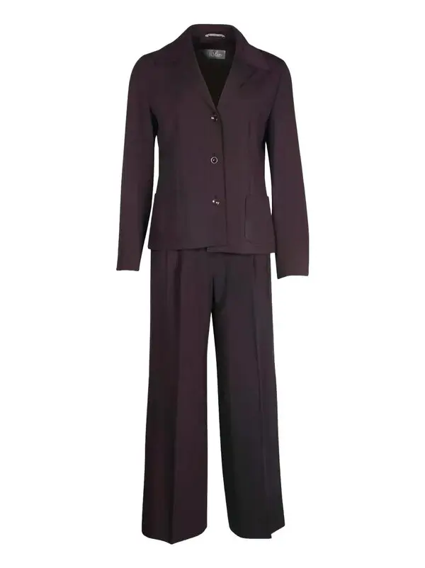 Max Mara Single-breasted Suit - Purple