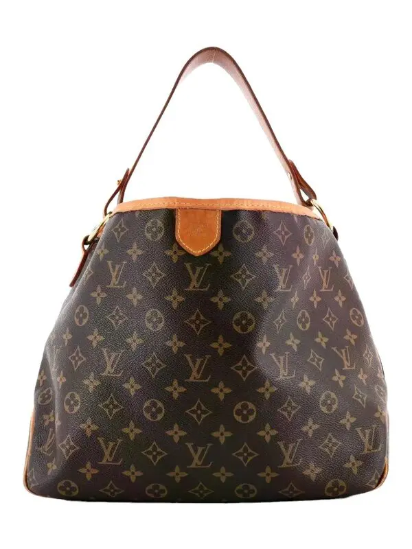 LOUIS VUITTON Delightful Monogram Canvas Mm Hobo Bag - Brown