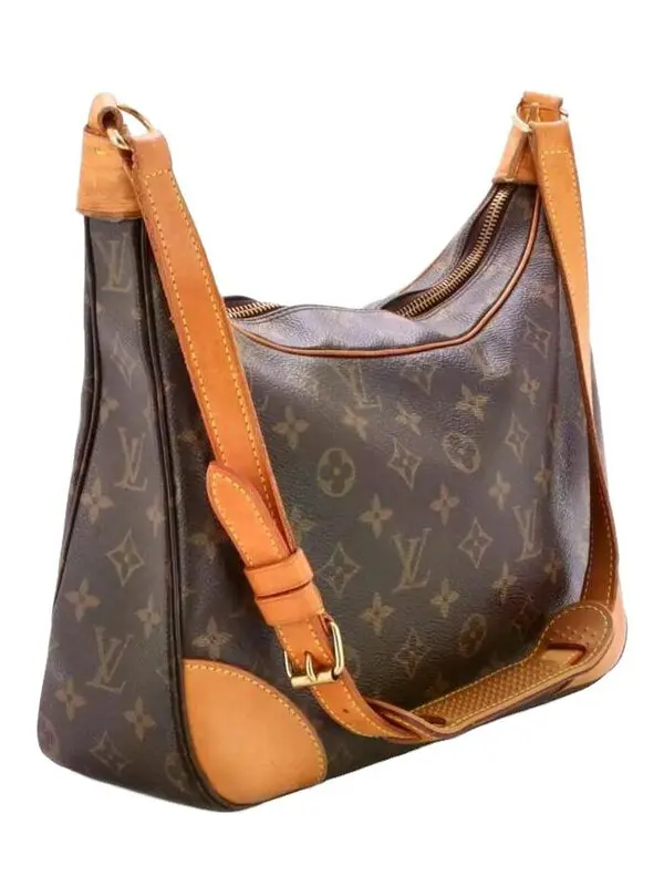 LOUIS VUITTON Boulogne Monogram Canvas 30 Shoulder Bag - Brown