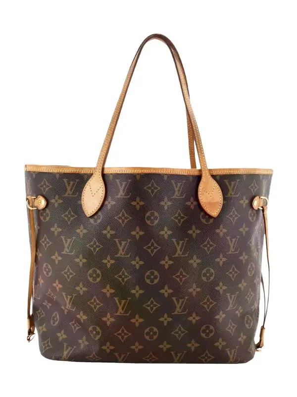 LOUIS VUITTON Neverfull Mm Monogram Canvas Tote Bag - Brown