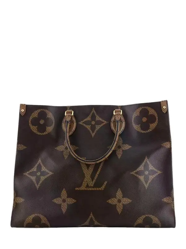 LOUIS VUITTON Onthego Reverse Monogram Giant Gm Tote Bag - Brown