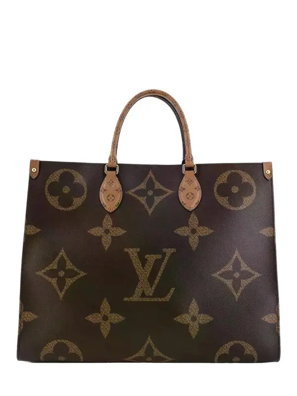 LOUIS VUITTON Onthego Reverse Monogram Giant Gm Tote Bag - Brown