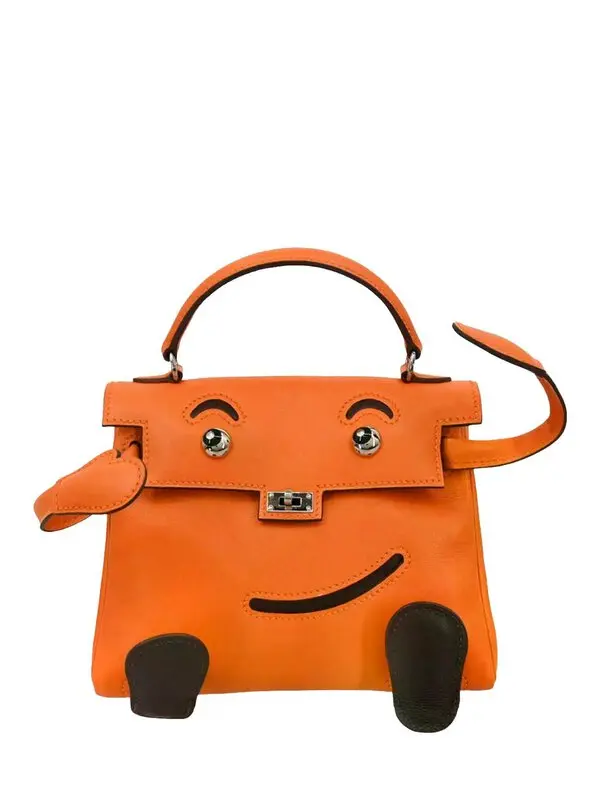 Hermès 2000 Kelly Doll Mascot Handbag - Orange