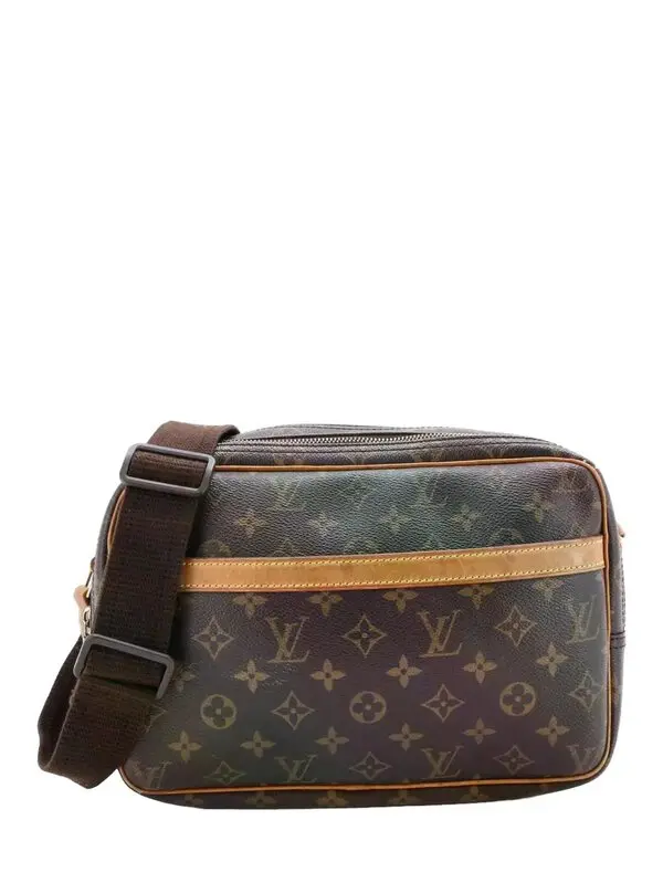 LOUIS VUITTON Reporter Monogram Canvas Pm Crossbody Bag - Brown