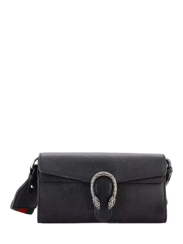 Gucci Dionysus East-west Flap Bag - Black