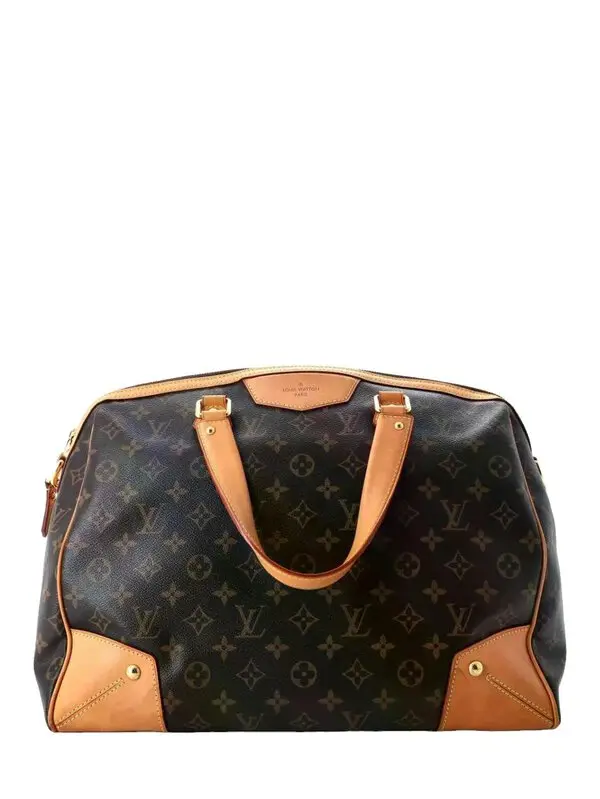 LOUIS VUITTON Retiro Handbag Monogram Canvas Gm Satchel - Brown
