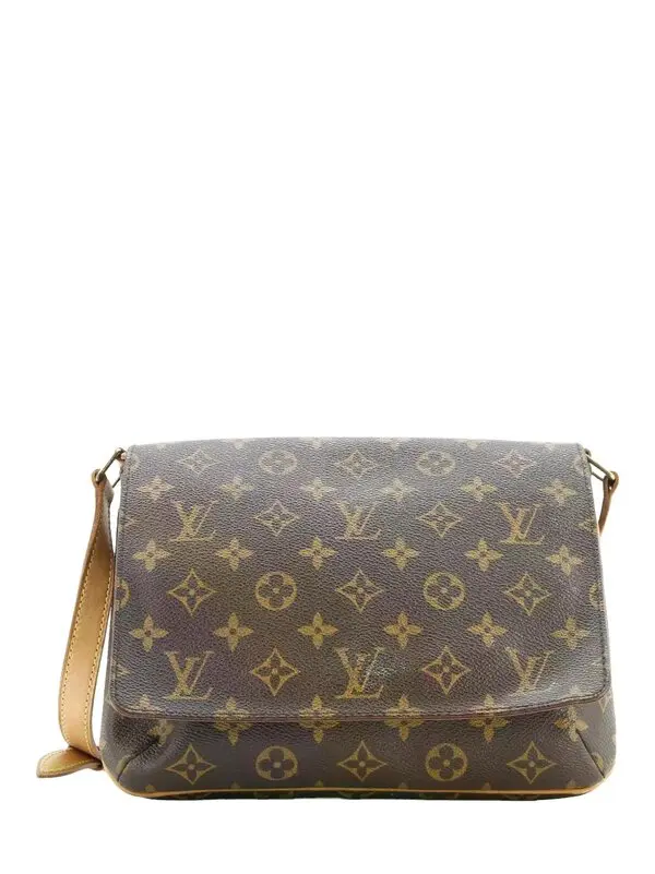 LOUIS VUITTON Musette Tango Handbag Monogram Canvas Shoulder Bag - Brown