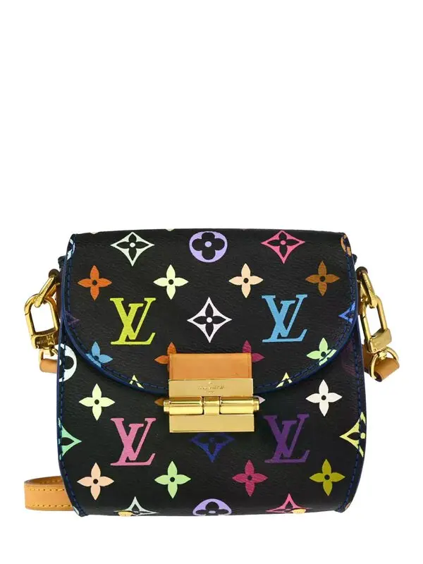 LOUIS VUITTON X Takashi Murakami 2012 Heart Breaker Shoulder Bag - Black