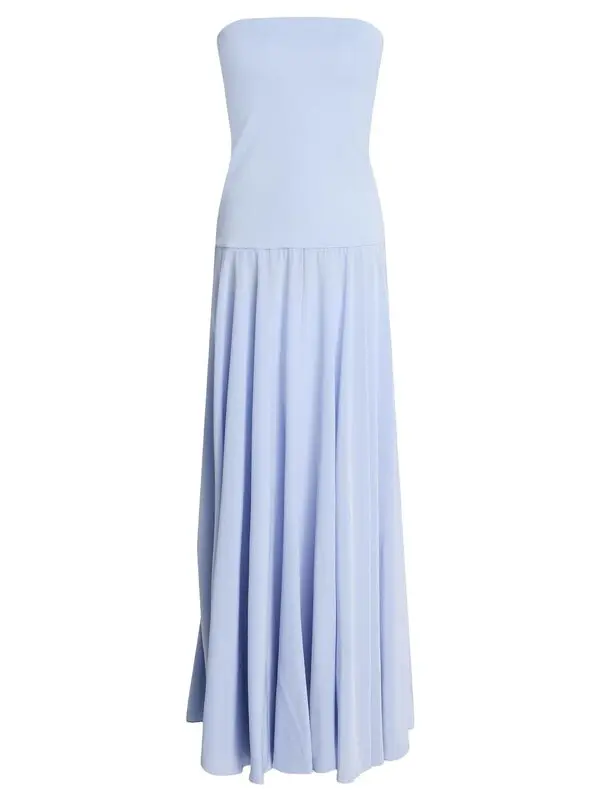 ESSE STUDIOS Illi Strapless Maxi Dress - Sky Blue