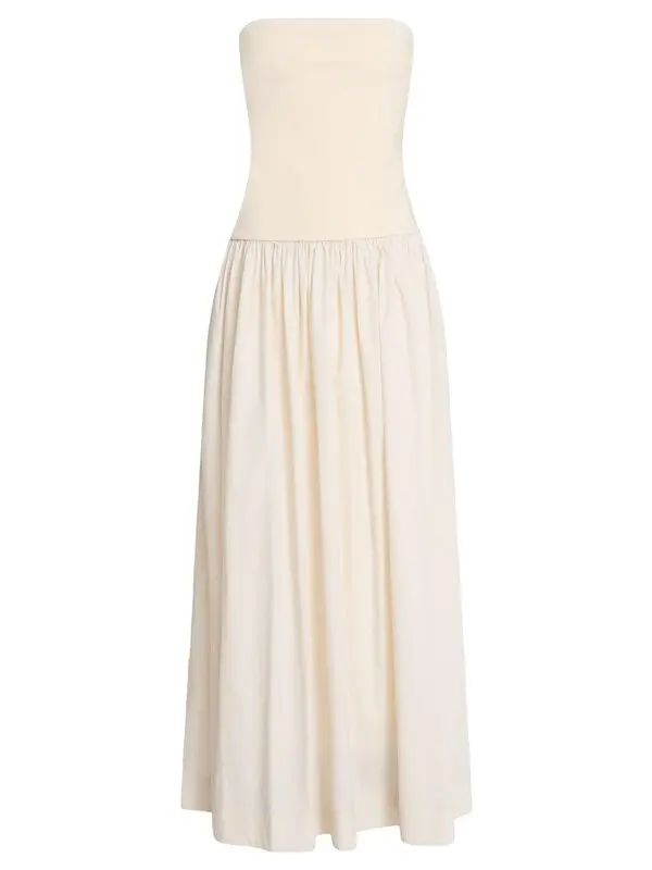 ESSE STUDIOS Strapless Maxi Dress - Cream
