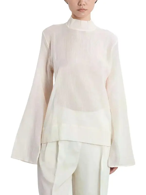 TOTEME Panel Detail Blouse - White