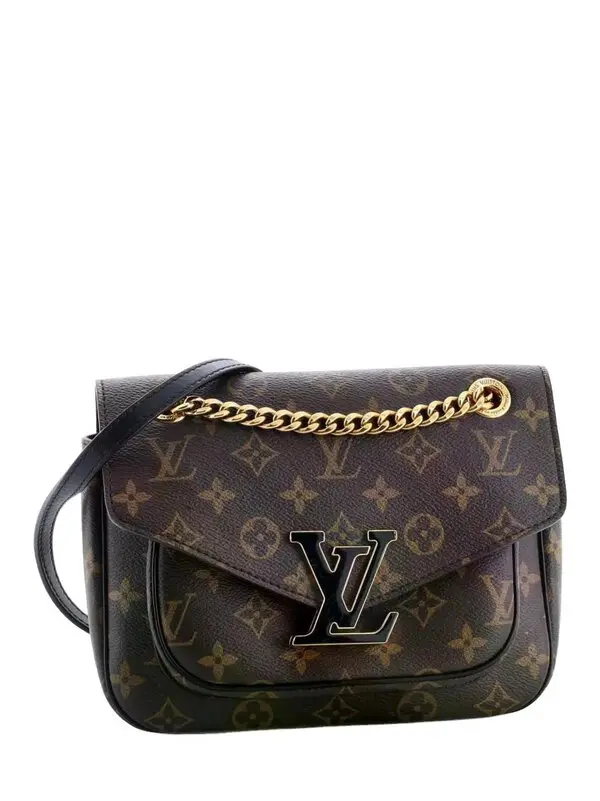 LOUIS VUITTON Passy Handbag Monogram Canvas Crossbody Bag - Brown