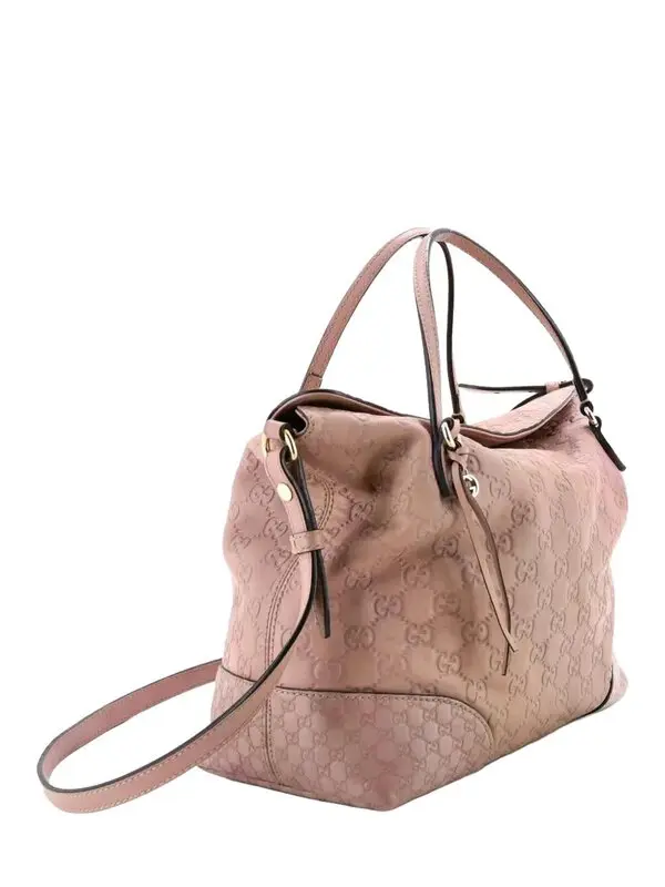Gucci Bree Convertible Top Handle Tote Bag S Sima Leather - Neutrals