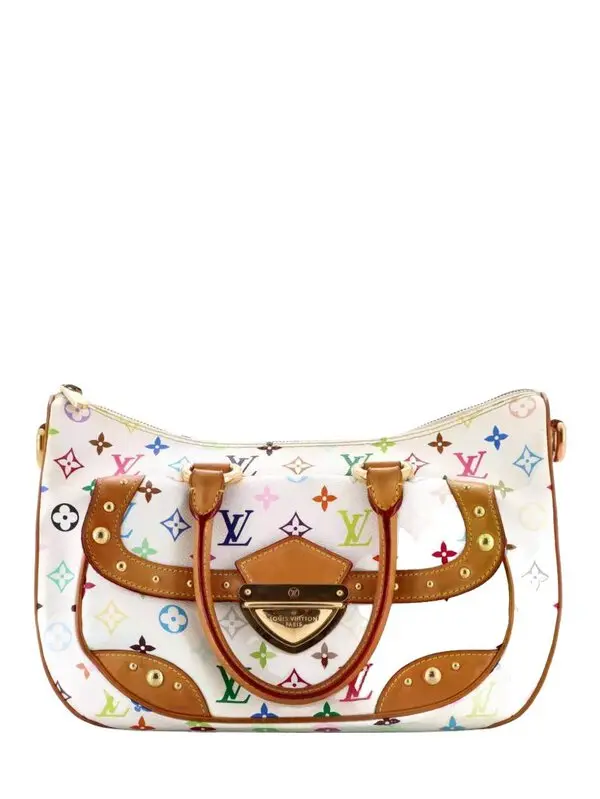 LOUIS VUITTON Rita Handbag Monogram Multicolor Satchel - White